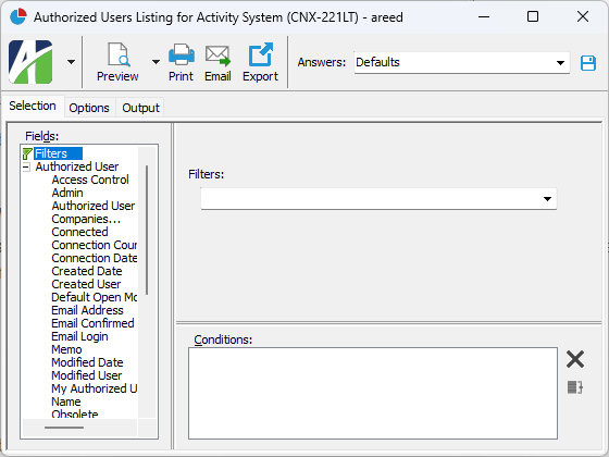 System authorized users