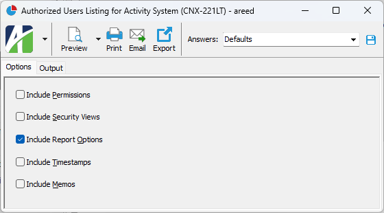 System authorized users