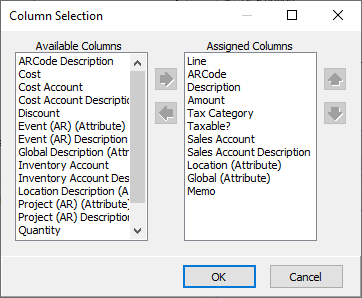Recurring AR invoice options