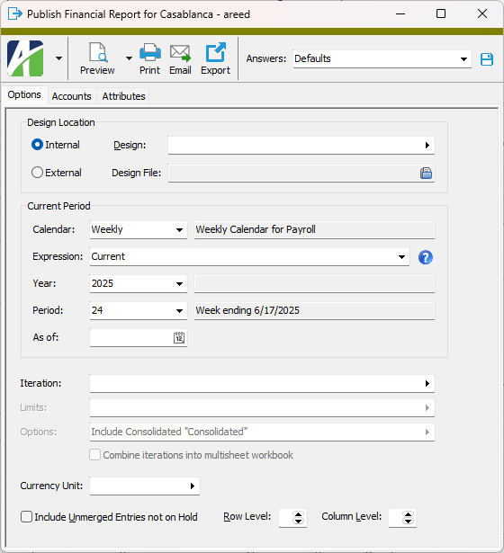 General Ledger Reports
