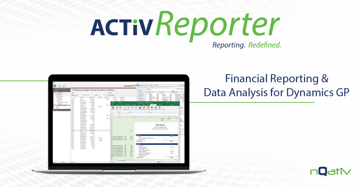 Microsoft Dynamics GP Reporting & Data Analysis Software