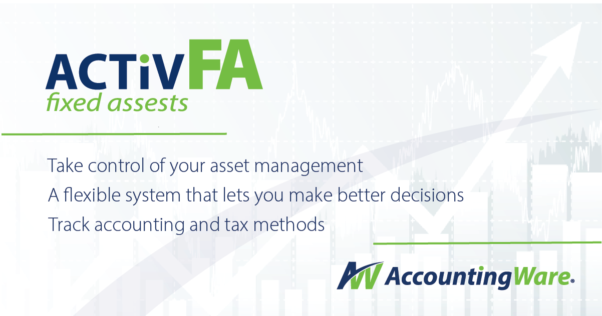 Fixed Assets Software - ActivFA by AccountingWare