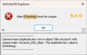 ActivityHD Release 9.4